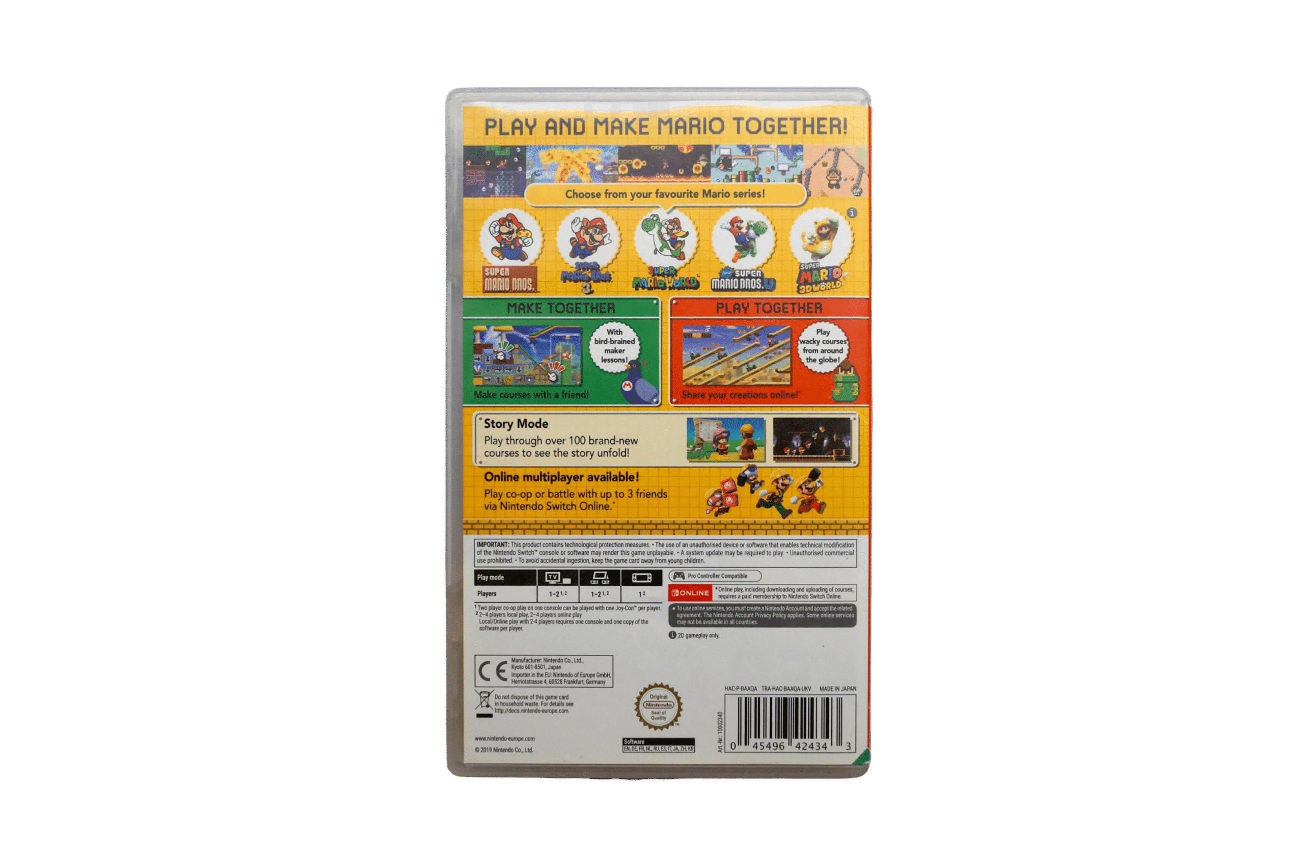 Super Mario Maker 2 – Switch (Brugt) | Kreativt Platformspil | Green Techs